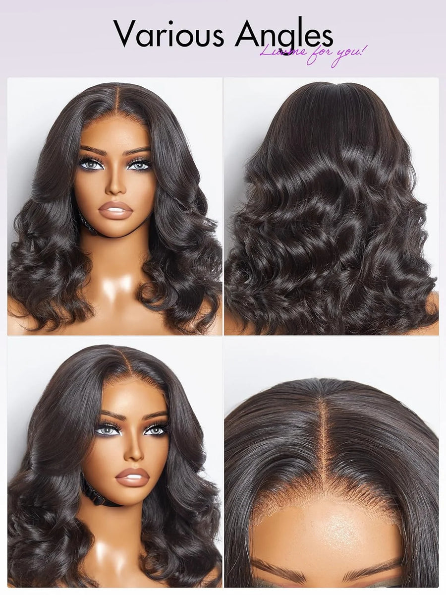 Body wave Lace Front Human Hair Wigs – Alluring Wig Studio